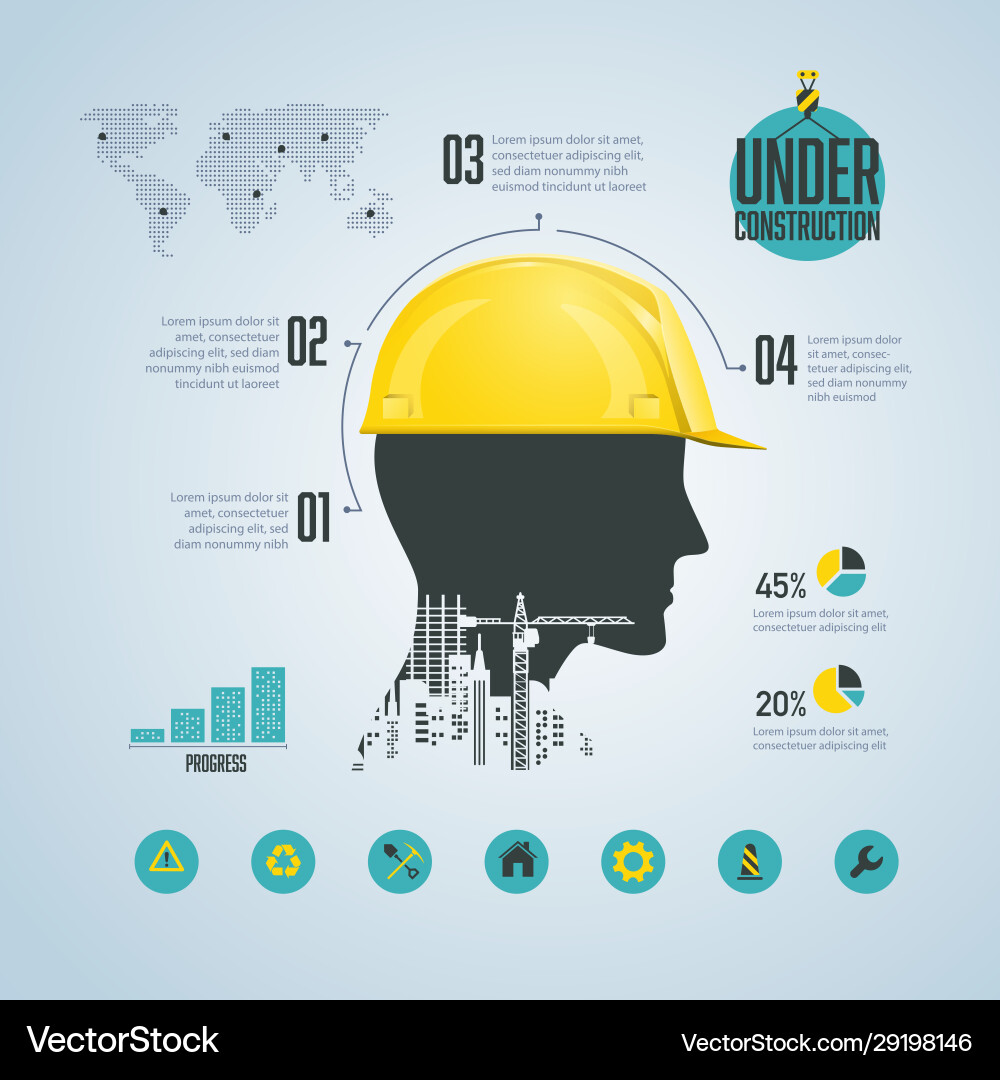 Constructionidea Royalty Free Vector Image - VectorStock