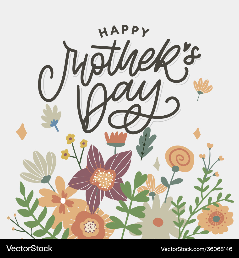 Elegant greeting card design with stylish text Vector Image