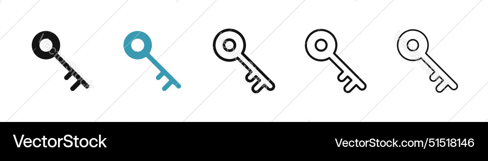 Key icon Royalty Free Vector Image - VectorStock