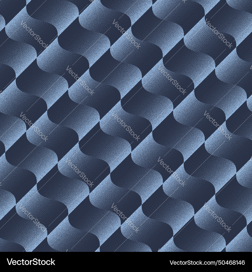 Mesmerizing interplay of dark blue checkers Vector Image