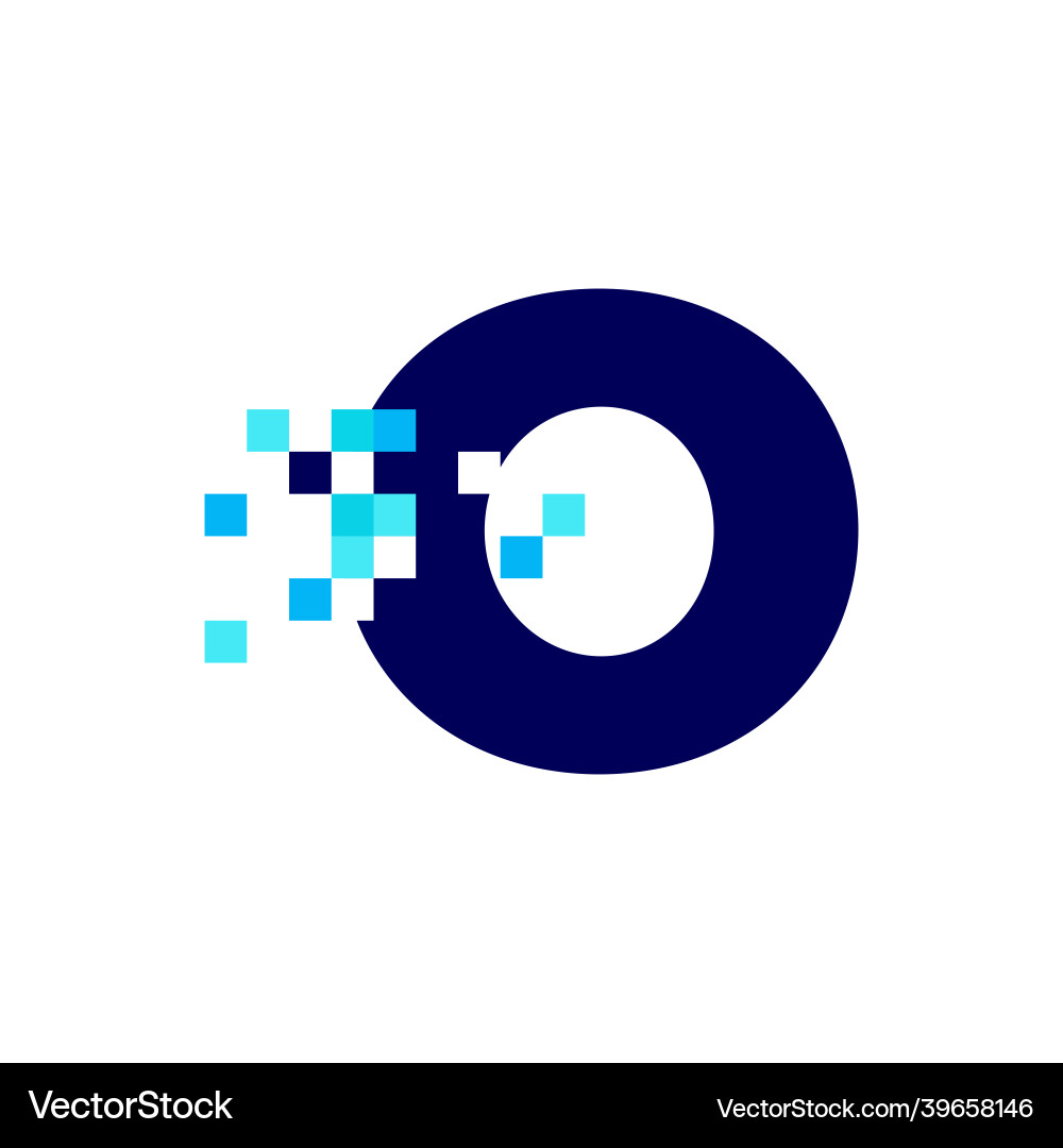 Letter O Glitch Vector Images (39)