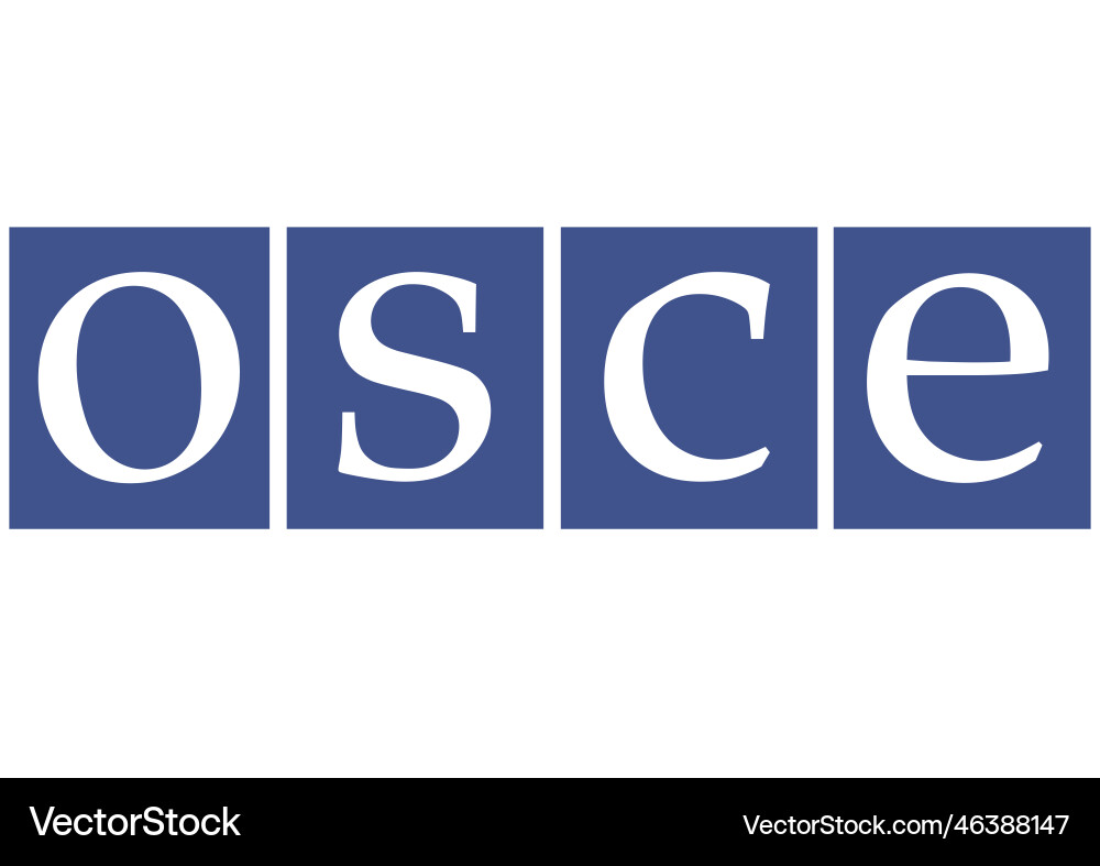 Osce logo Royalty Free Vector Image - VectorStock