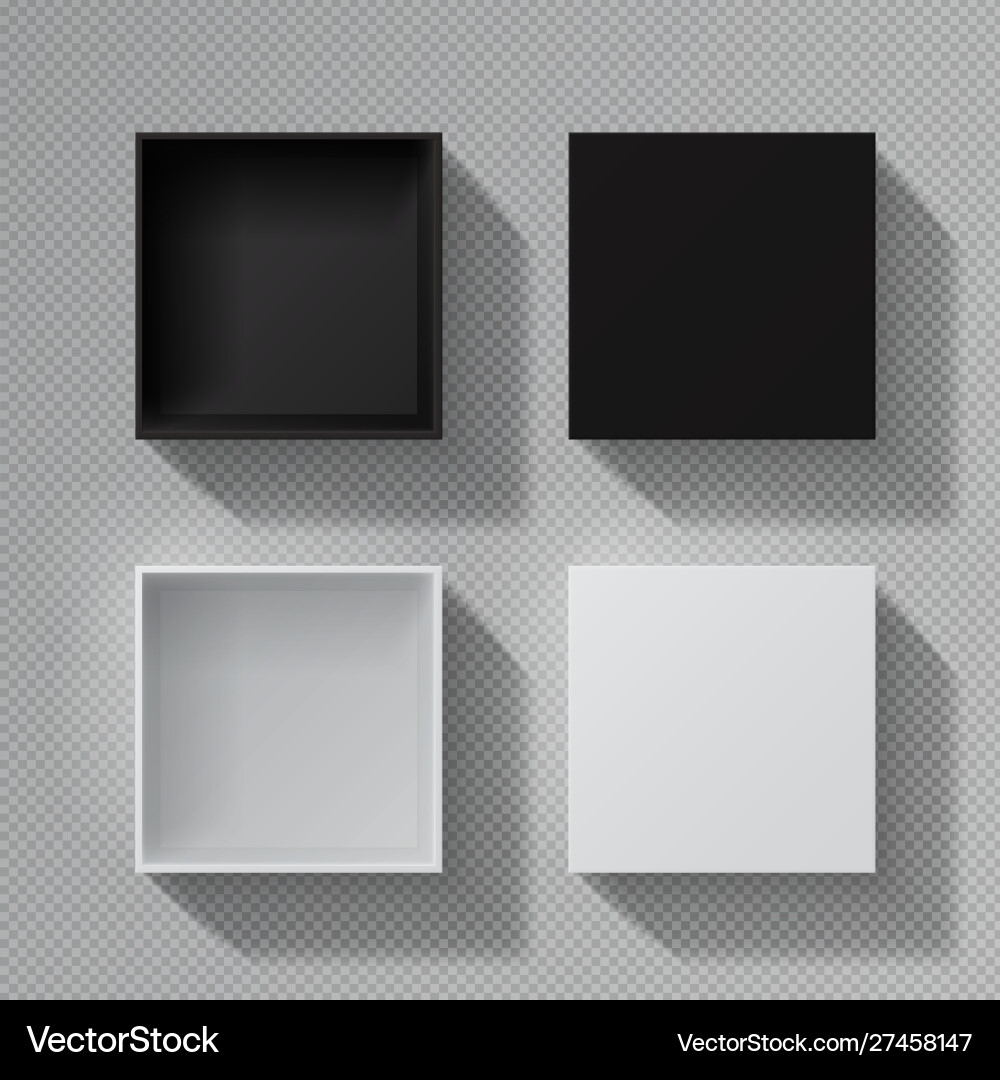 Box Cardboard Plastic Transparent Vector Images (over 410)