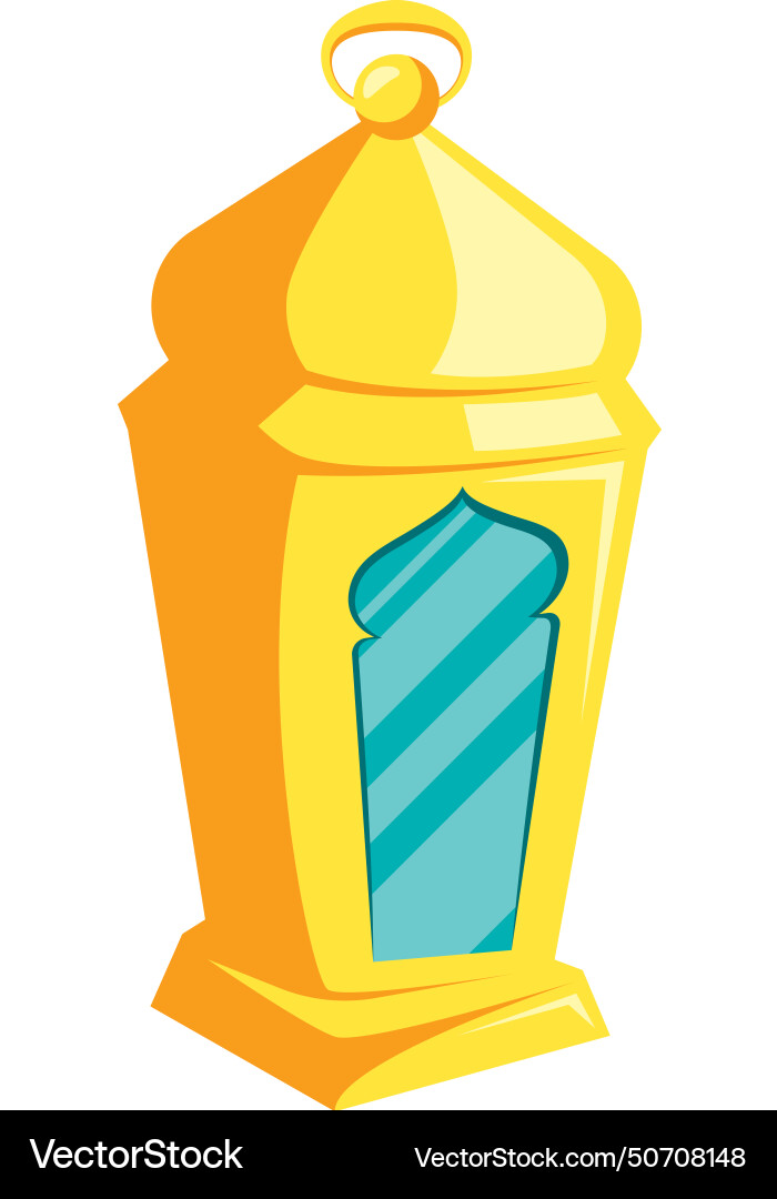 Arab lamp traditional Royalty Free Vector Image