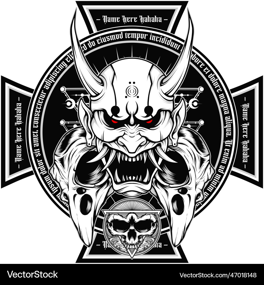 Crow skull logo Royalty Free Vector Image - VectorStock