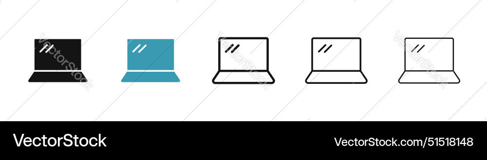 Laptop icon Royalty Free Vector Image - VectorStock