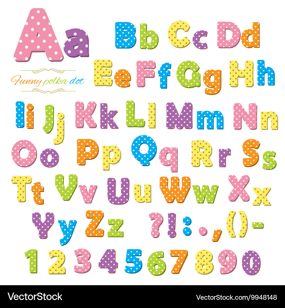 Polka Dot Font 20+ Best Dotted Fonts For Delightful Designs