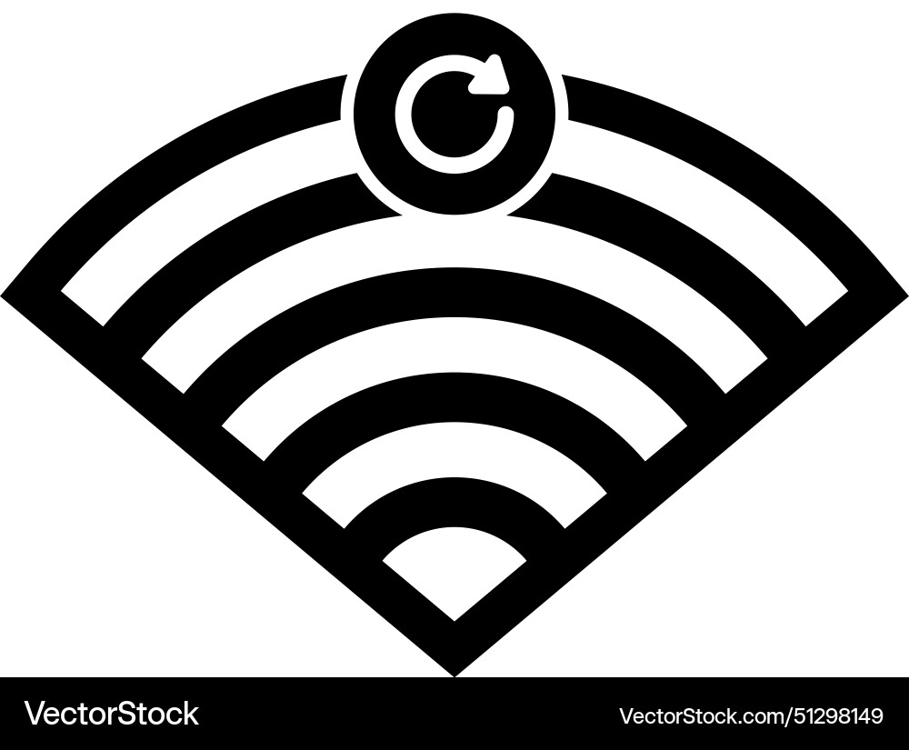 Wifi status icon Royalty Free Vector Image - VectorStock