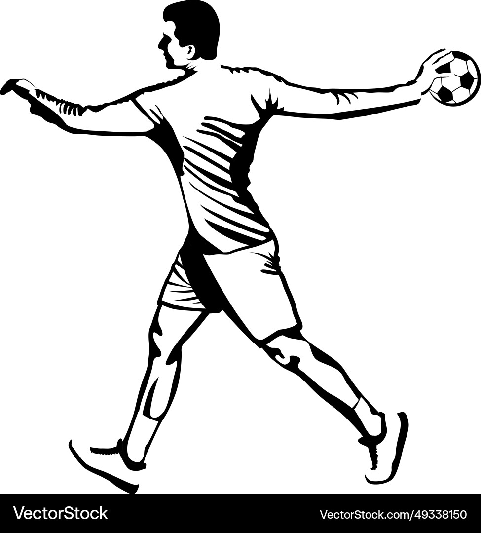 Handball Royalty Free Vector Image - VectorStock