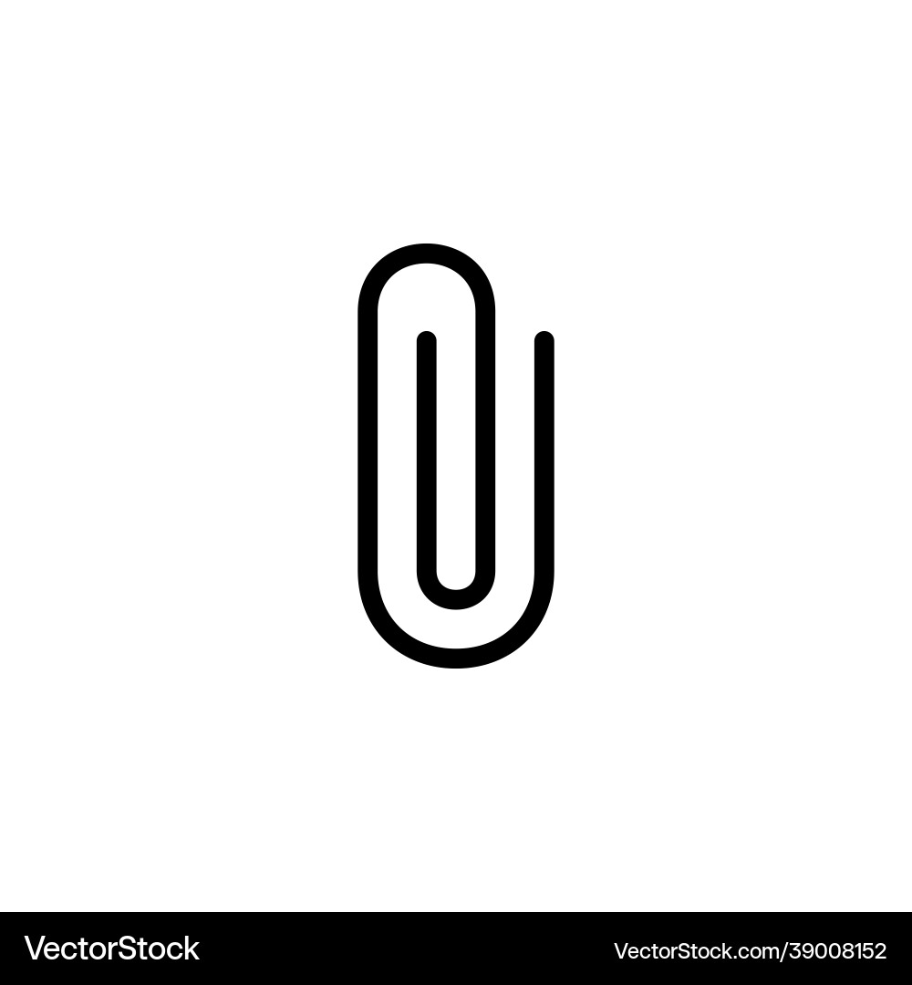 Clip icon Royalty Free Vector Image - VectorStock