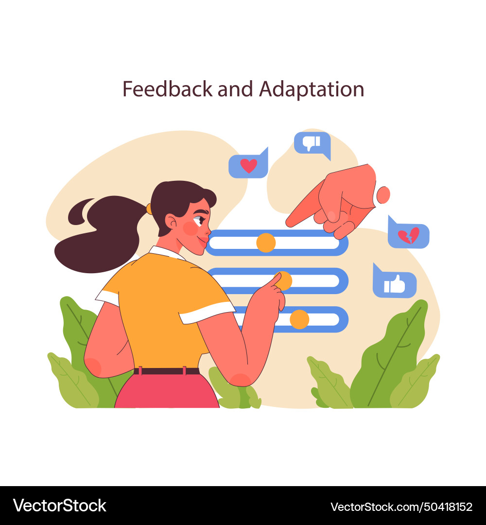 Innovation cycle generation of a creative idea Vector Image