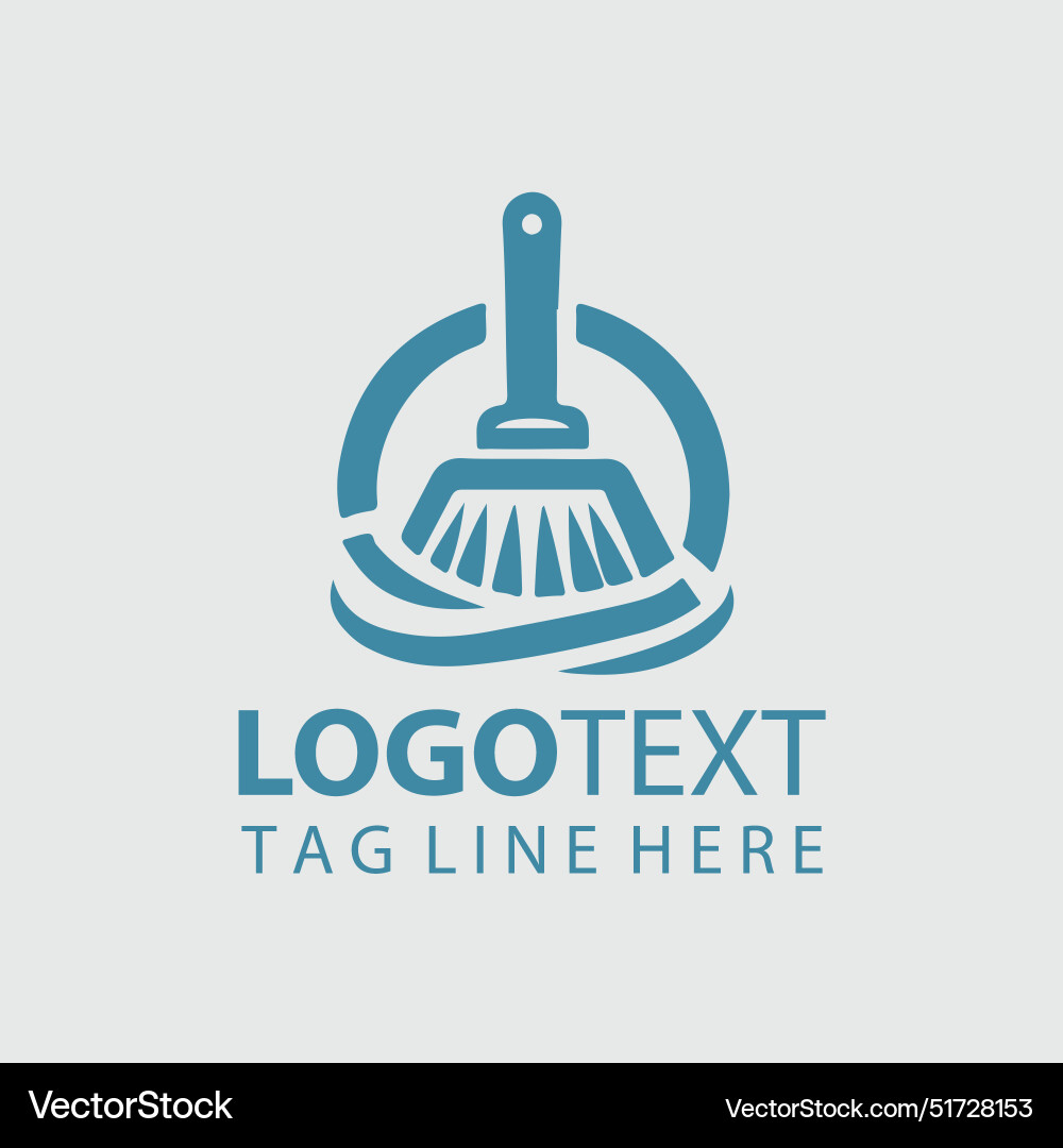 Cleaner logo Royalty Free Vector Image - VectorStock