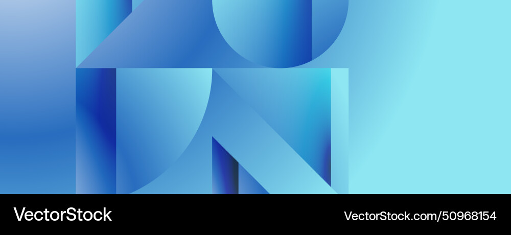 Simple geometric forms - dynamic Royalty Free Vector Image