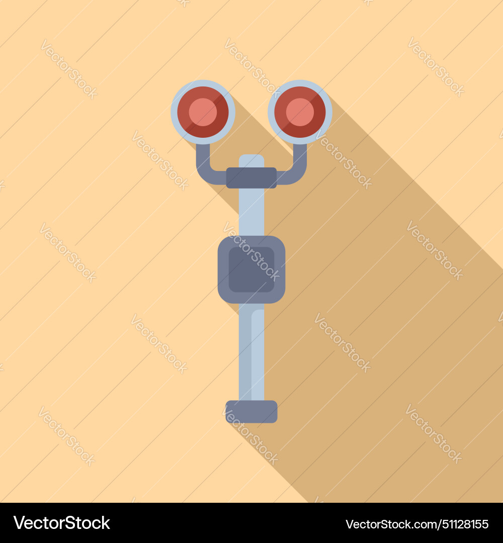 Direction traffic lights icon flat open Royalty Free Vector