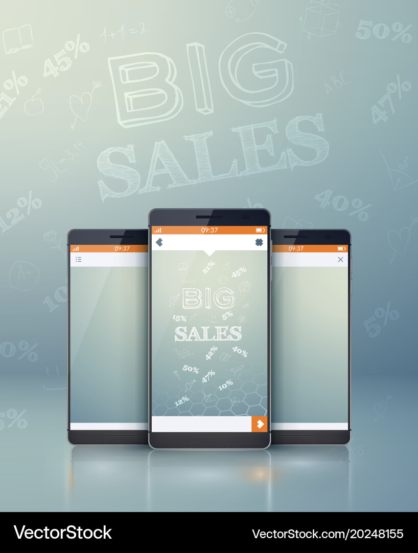 Promotional technologic concept Royalty Free Vector Image