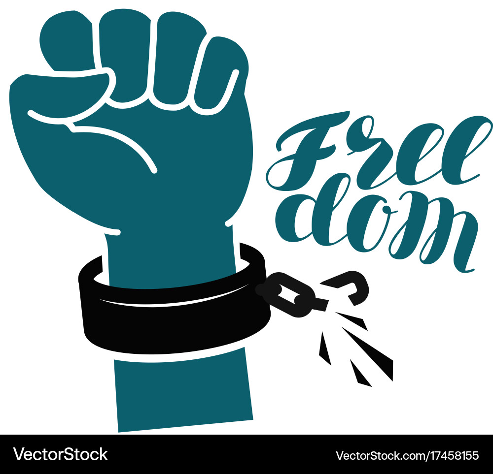 Raised Fist - Freedom Symbol Royalty Free Vector Image