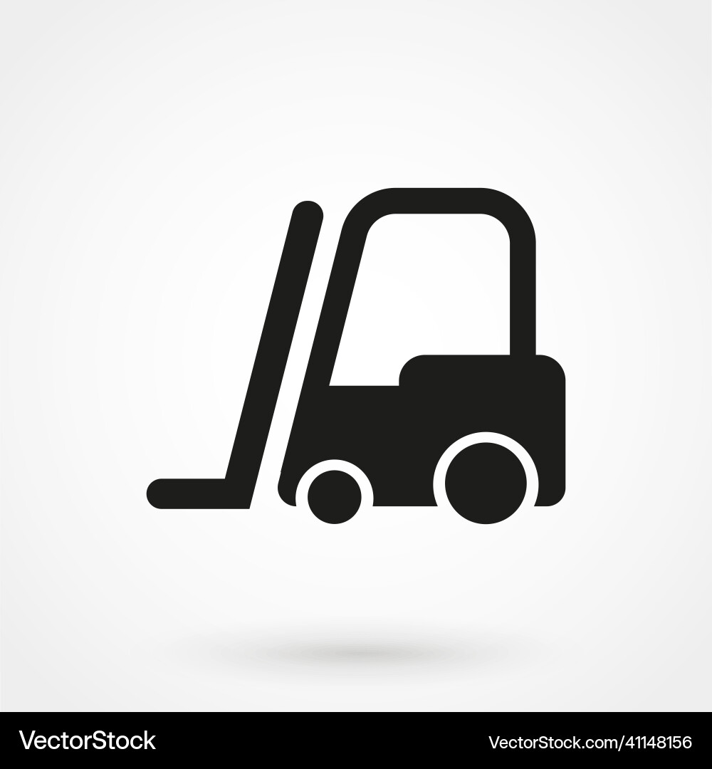 Gabelstapler Icon Lizenzfreies Vektorbild - VectorStock