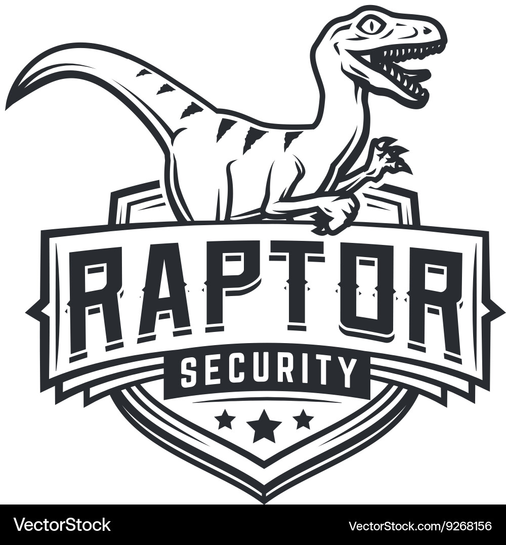 Raptor College Mascot Logo Royalty Free Vector Image