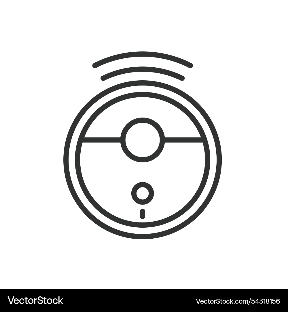 Robot Vacuum Icon - Clean & Modern Royalty Free Vector