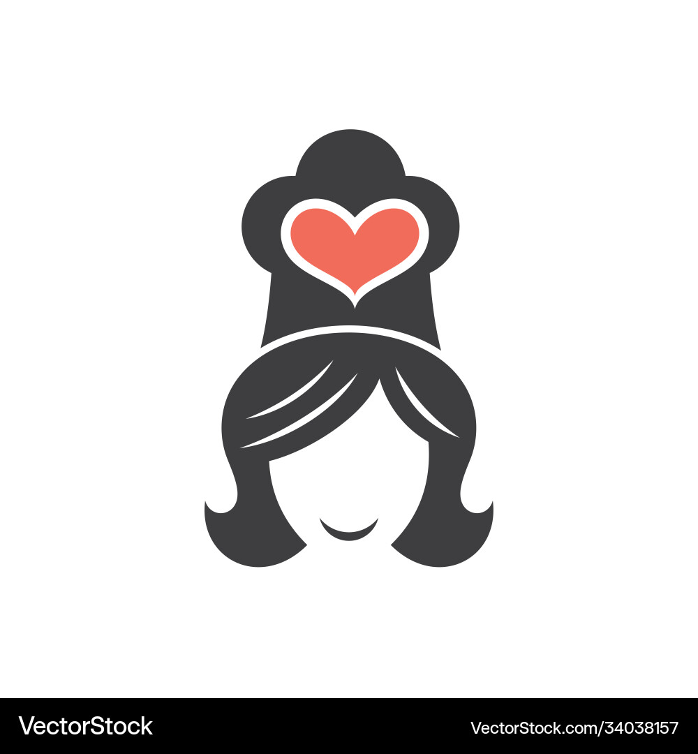 Mom chef logo Royalty Free Vector Image - VectorStock