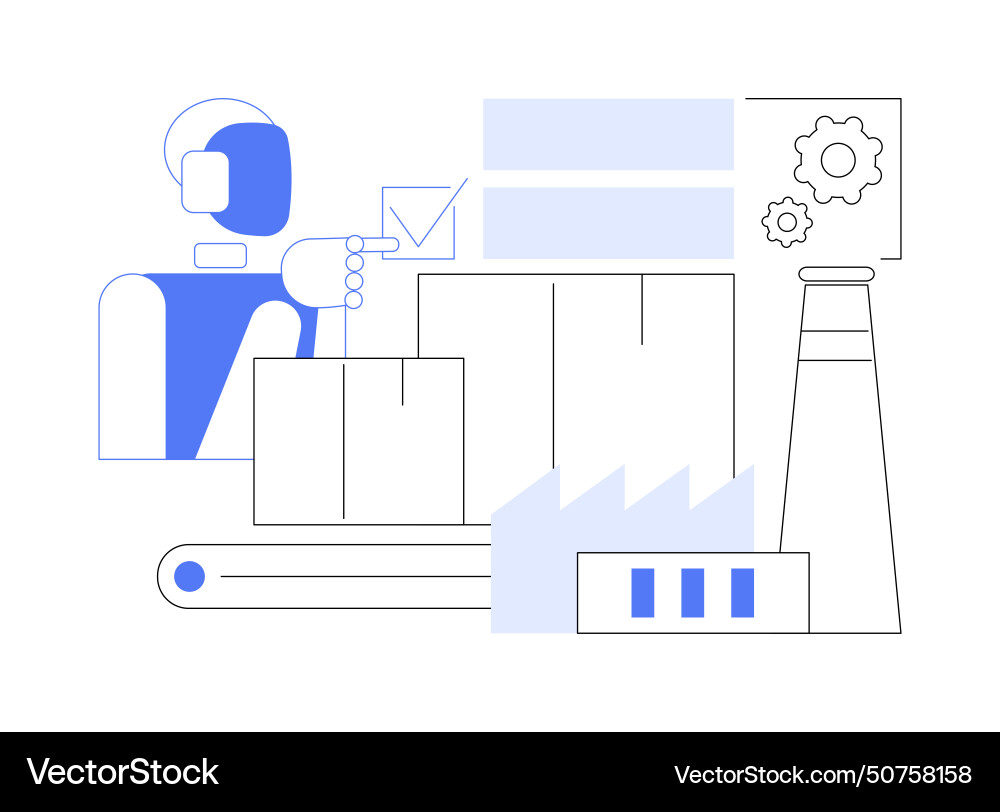 Ai-streamlined compliance abstract concept Vector Image Ai-streamlined compliance abstract concept Vector Image