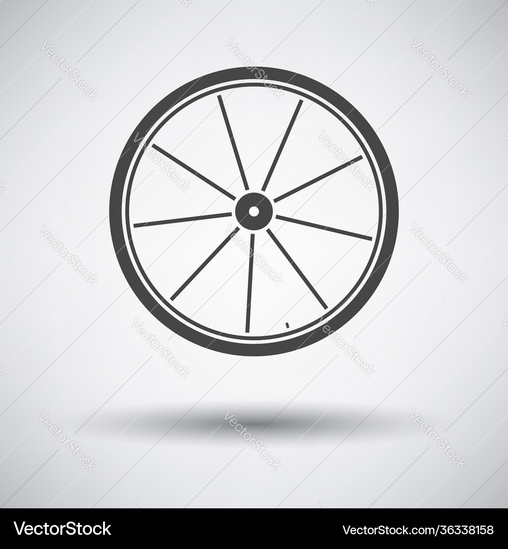 Bike wheel icon Royalty Free Vector Image - VectorStock