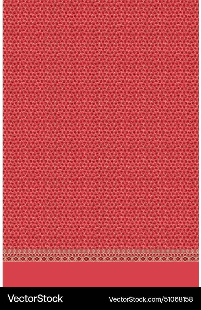 Textile kurti design digital printing Royalty Free Vector