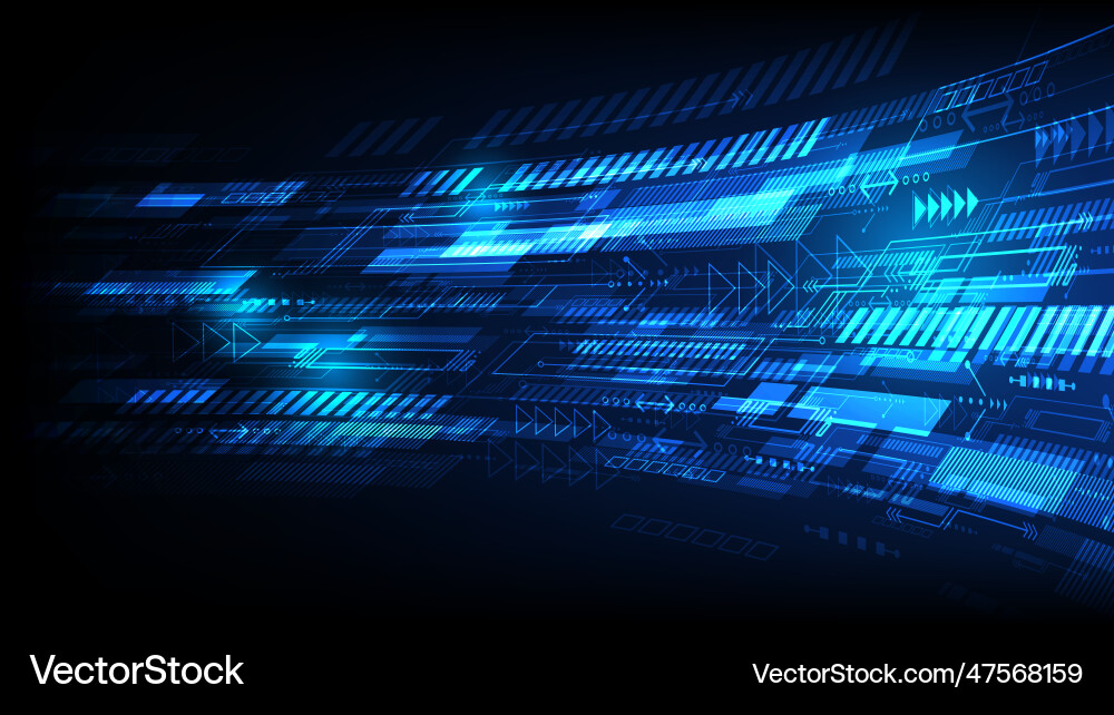 Schaltungstechnik Hintergrund mit digitalen Daten Vektorbild