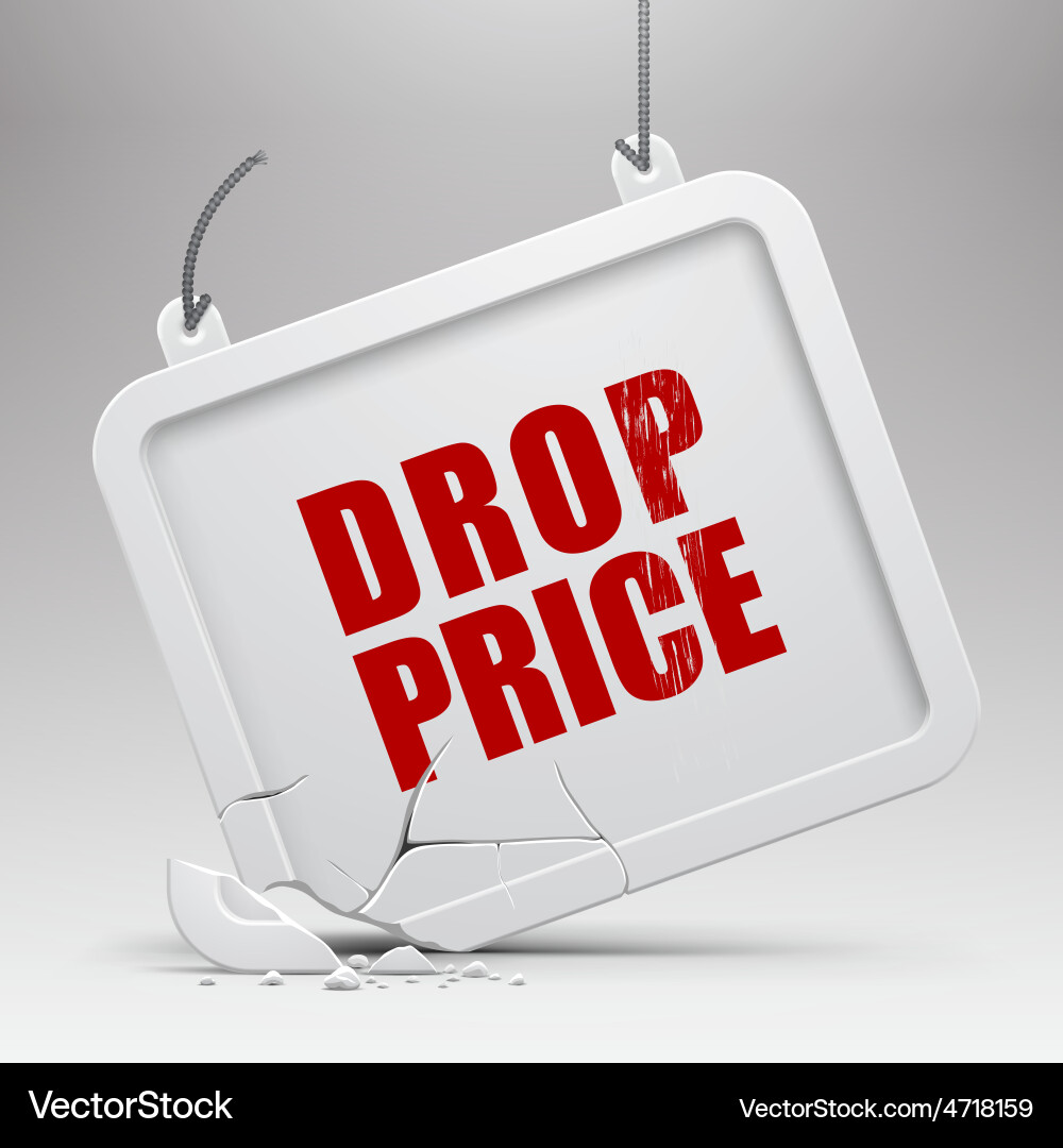 Fallen sign Royalty Free Vector Image - VectorStock