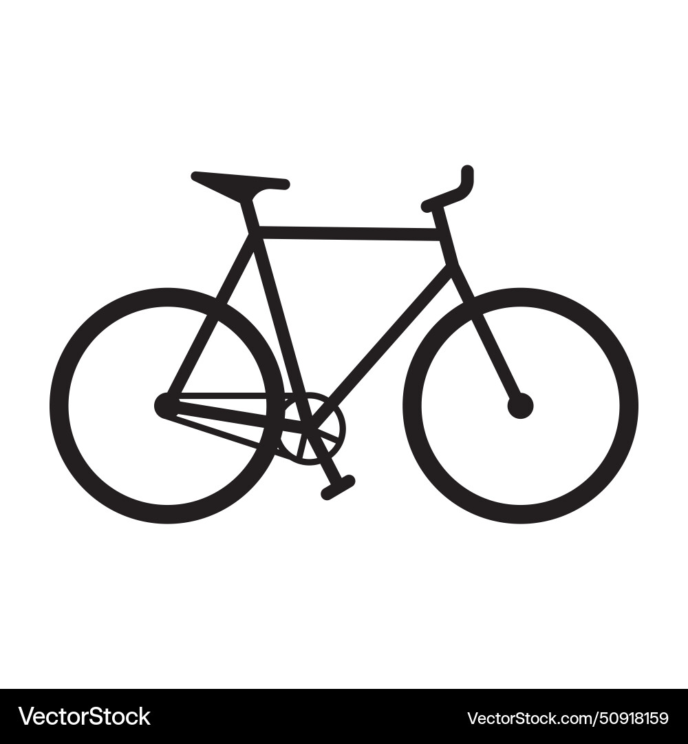 Fixie bike icon Royalty Free Vector Image - VectorStock