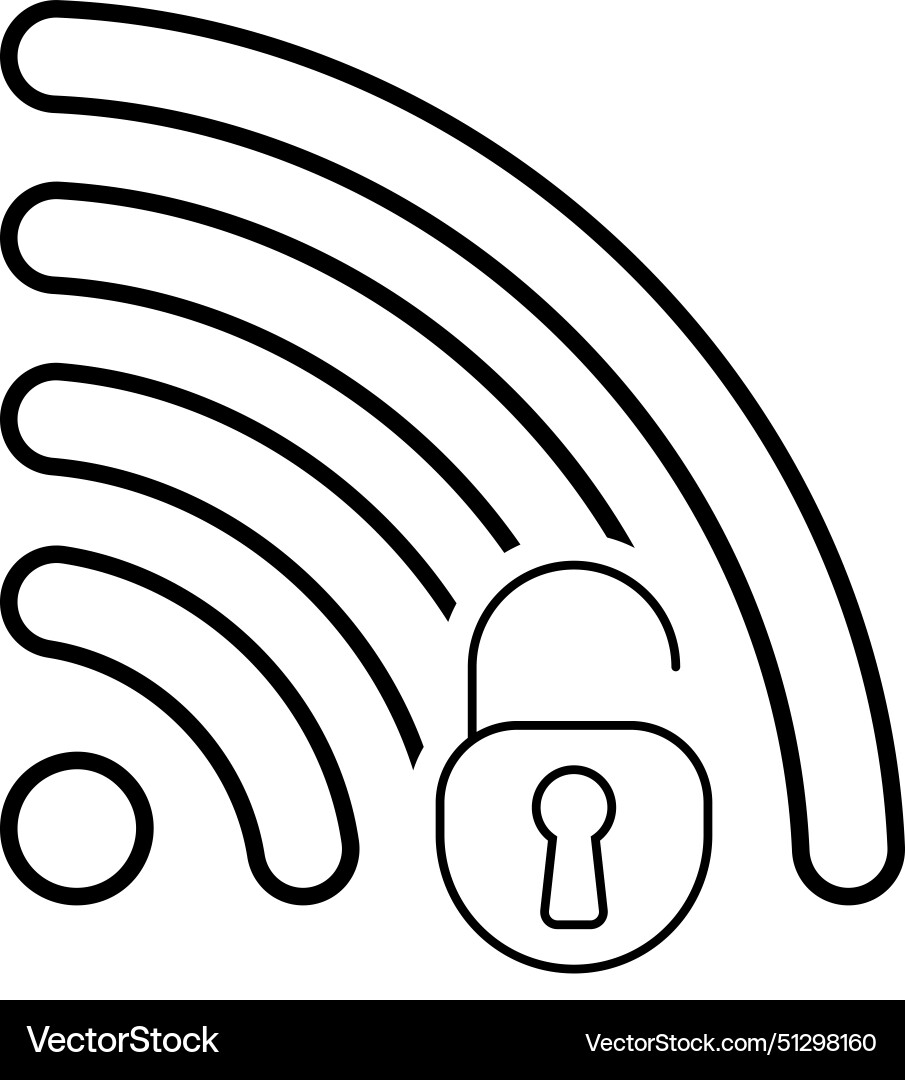 Wifi status icon Royalty Free Vector Image - VectorStock