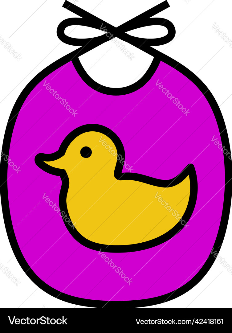 Bib icon Royalty Free Vector Image - VectorStock