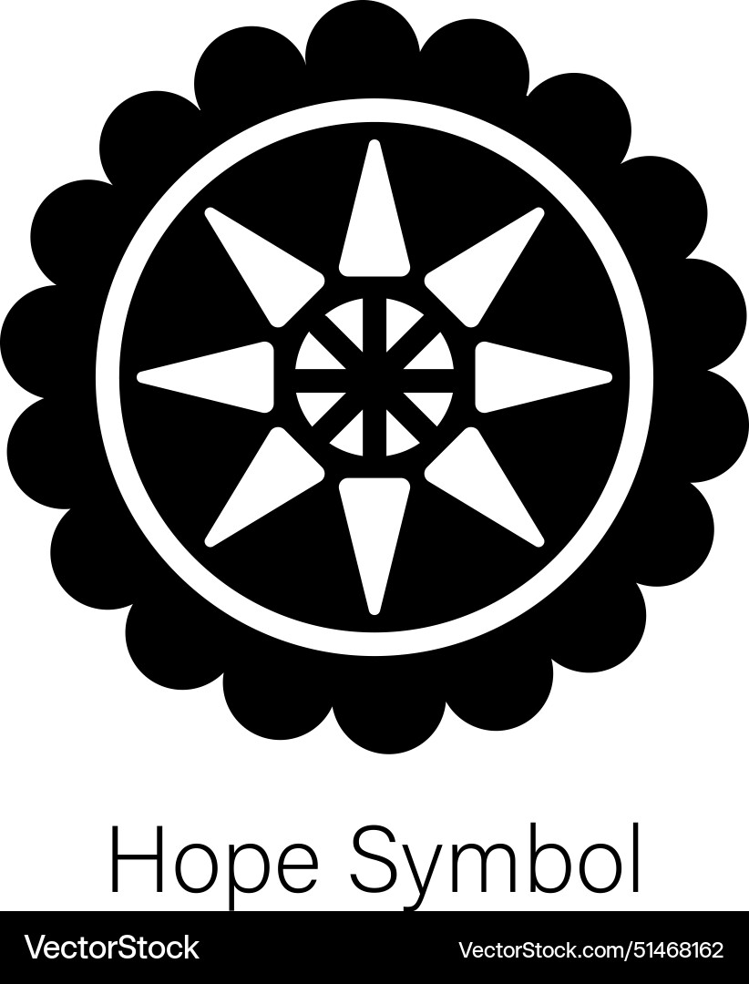 Hope symbol Royalty Free Vector Image - VectorStock