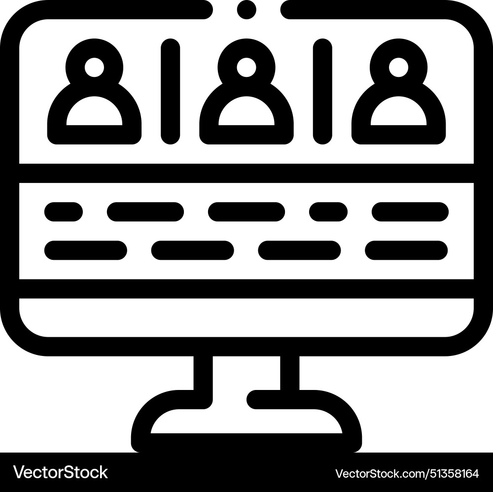 Assignment icon thin linear style design isolated Vector Image