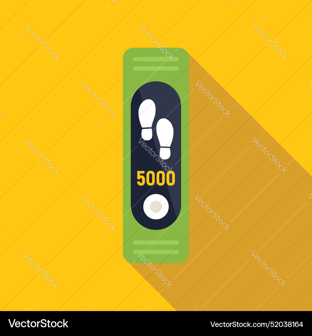 Fitness tracker showing steps walking distance app