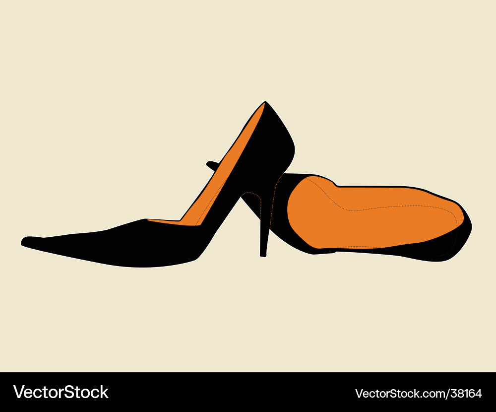 High heels Royalty Free Vector Image - VectorStock