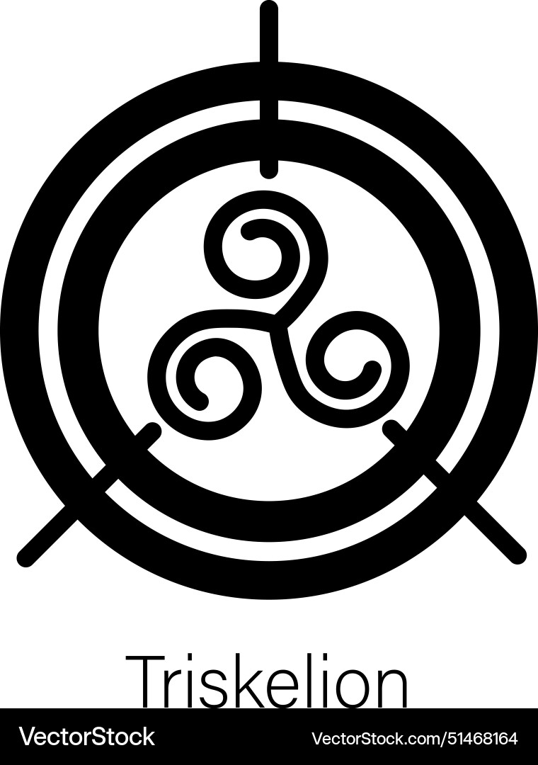 Triskelion Royalty Free Vector Image - VectorStock