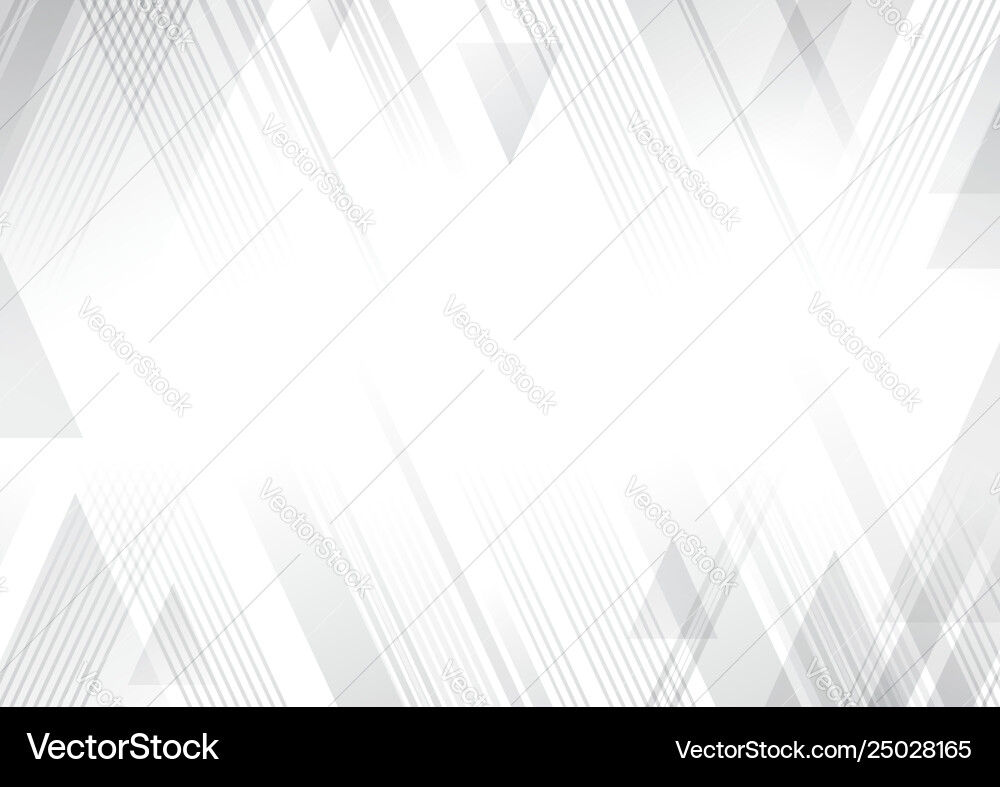 Abstract White Gray Geometric Background Vector Image