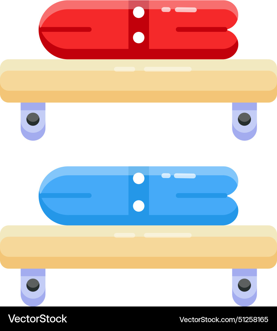 Clothes shelves Royalty Free Vector Image - VectorStock