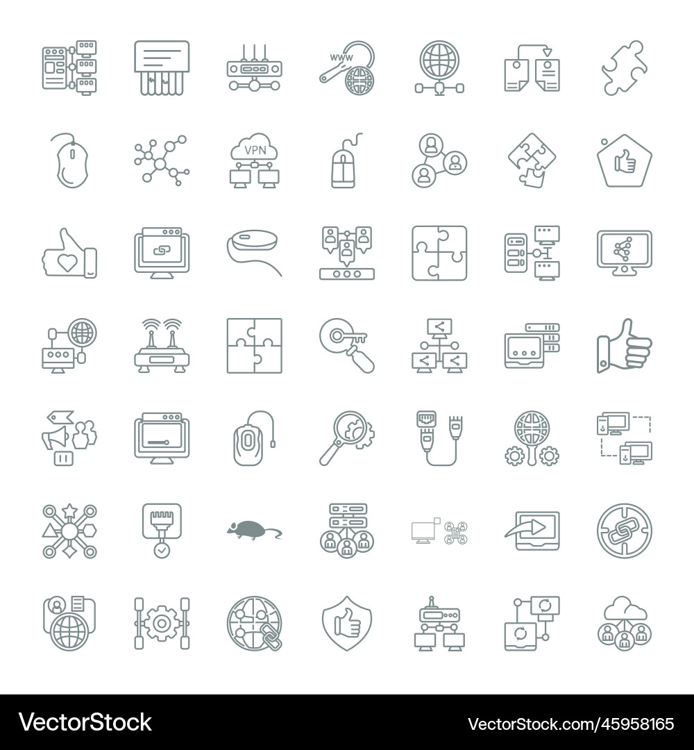 Link icons Royalty Free Vector Image - VectorStock