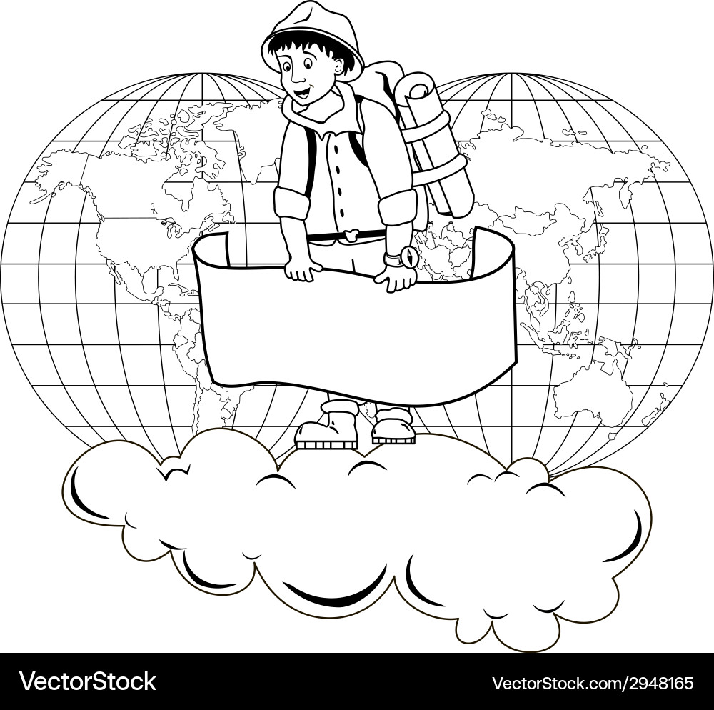 Traveler Royalty Free Vector Image - VectorStock