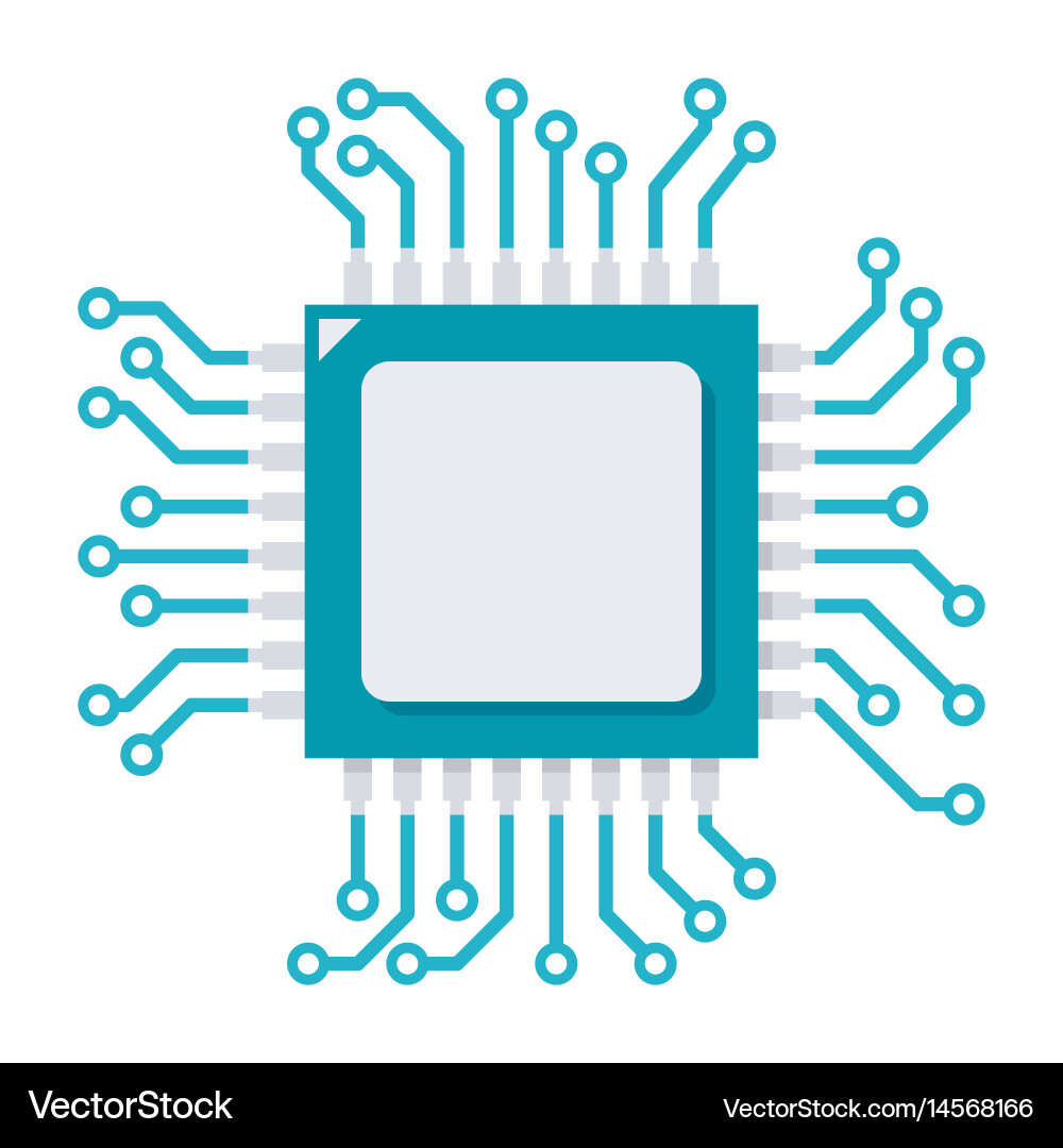 Cpu icon Royalty Free Vector Image - VectorStock