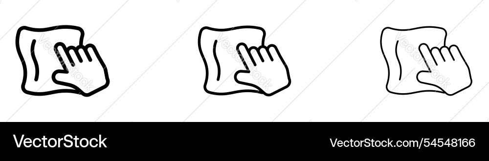 Rag icon Royalty Free Vector Image - VectorStock