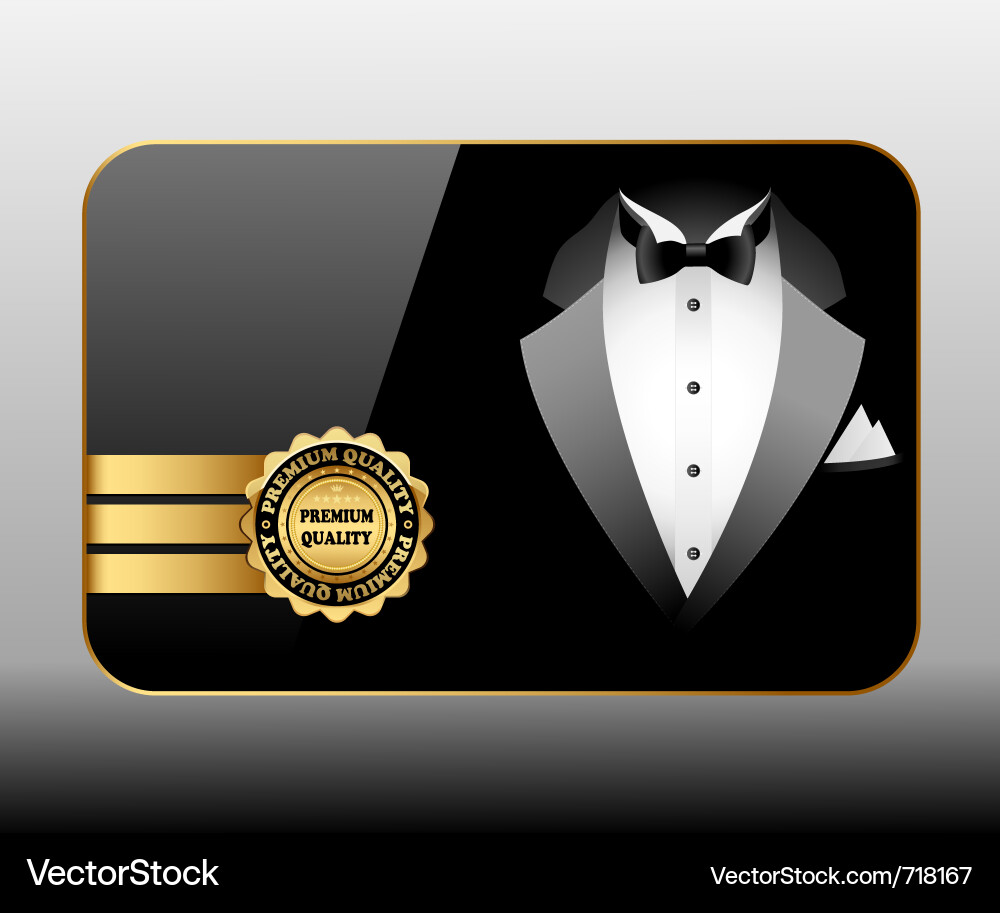 Card premium quality Royalty Free Vector Image