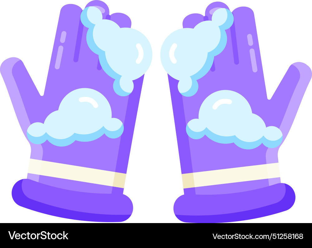 Cleaning gloves Royalty Free Vector Image - VectorStock