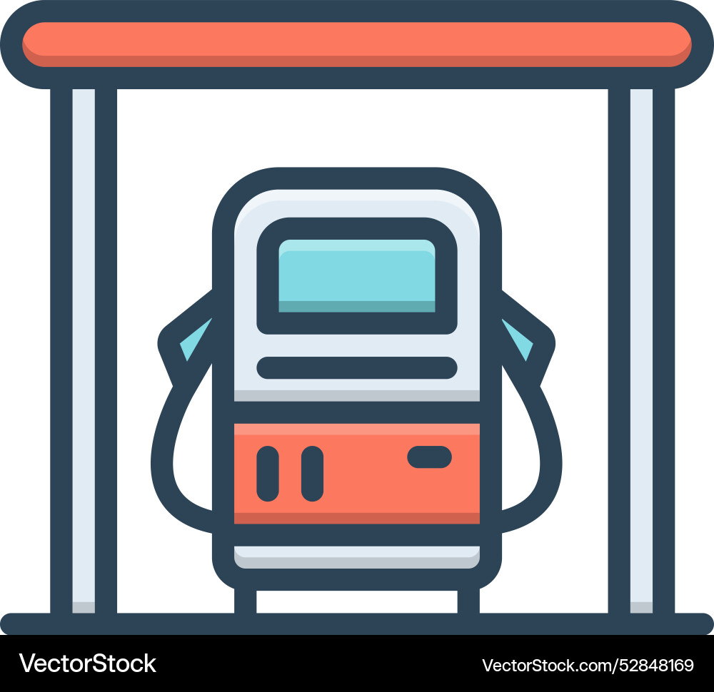 Gas pump Royalty Free Vector Image - VectorStock
