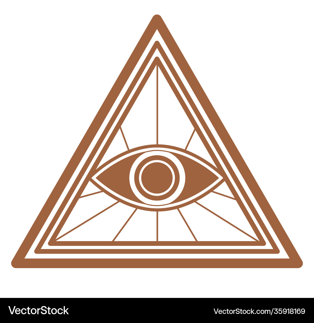 Triangle Occult Symbols A69 Occult Symbols Black And White.