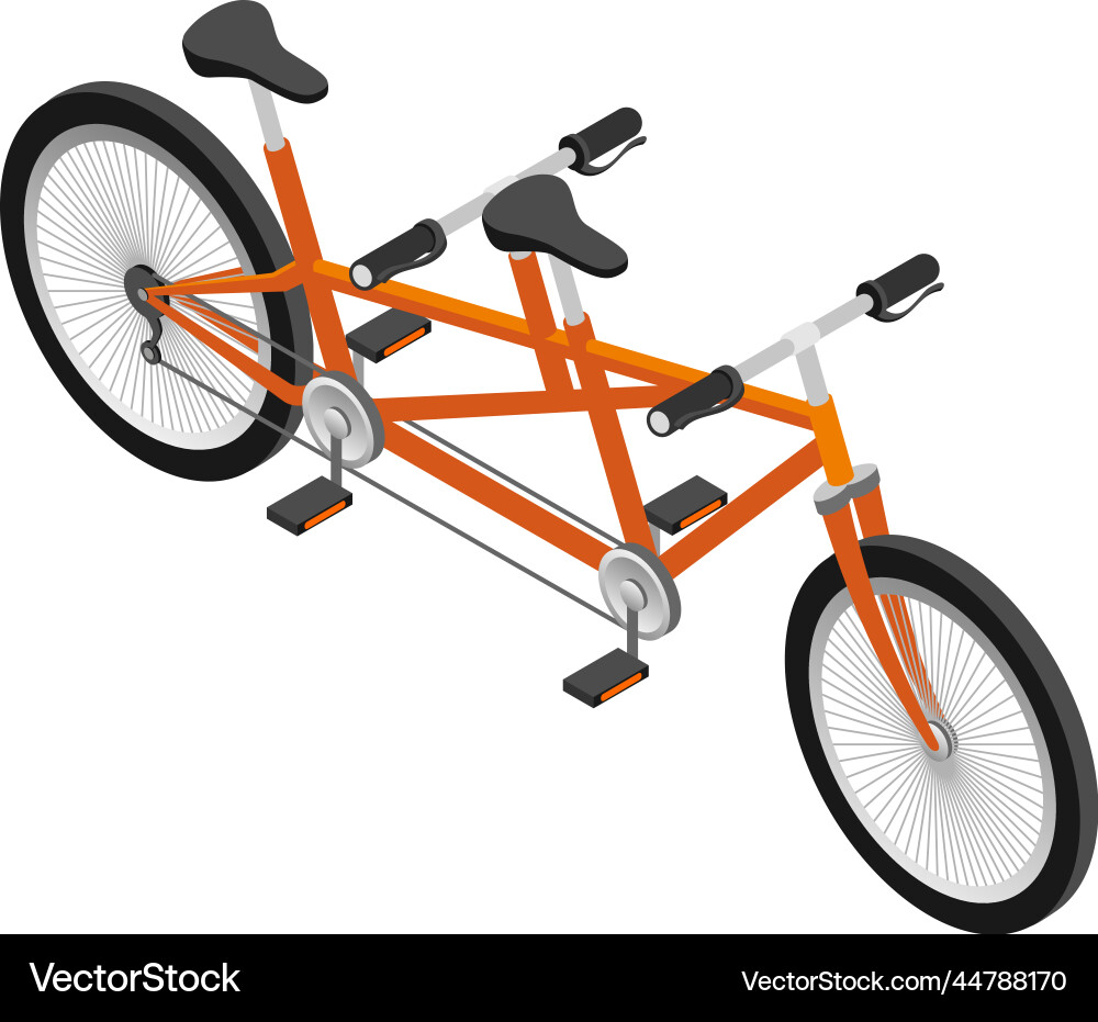 Isometric bicycle Royalty Free Vector Image - VectorStock