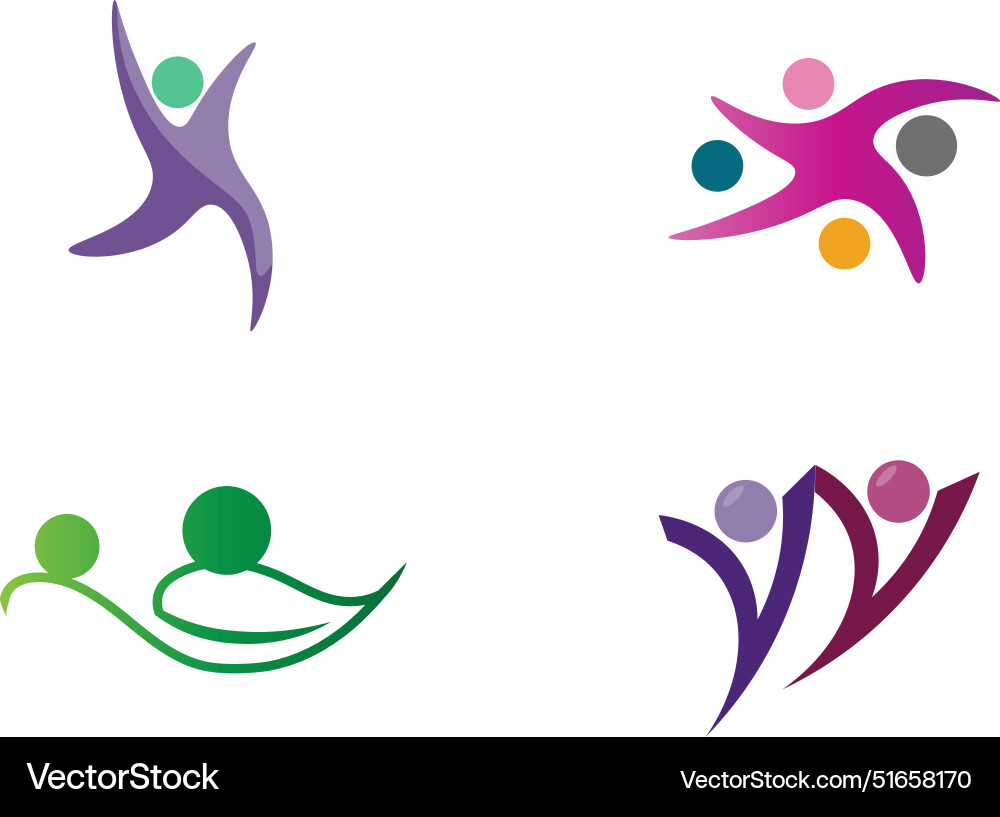 Mind modern people power reach stylized think big Vector Image