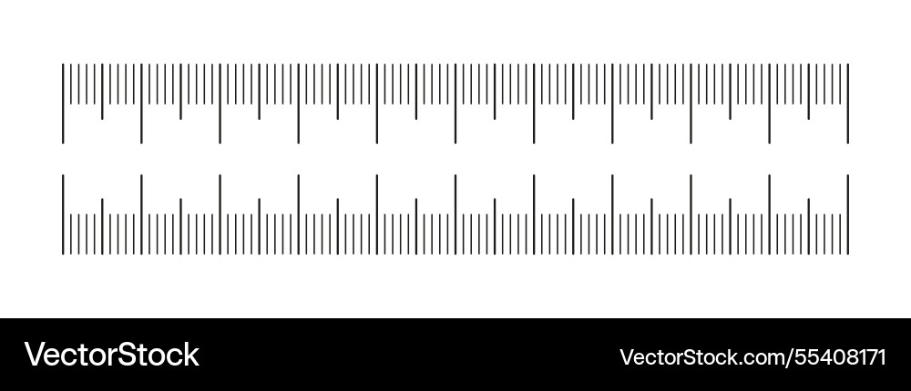Charts with 10 centimeters metric rulers Vector Image